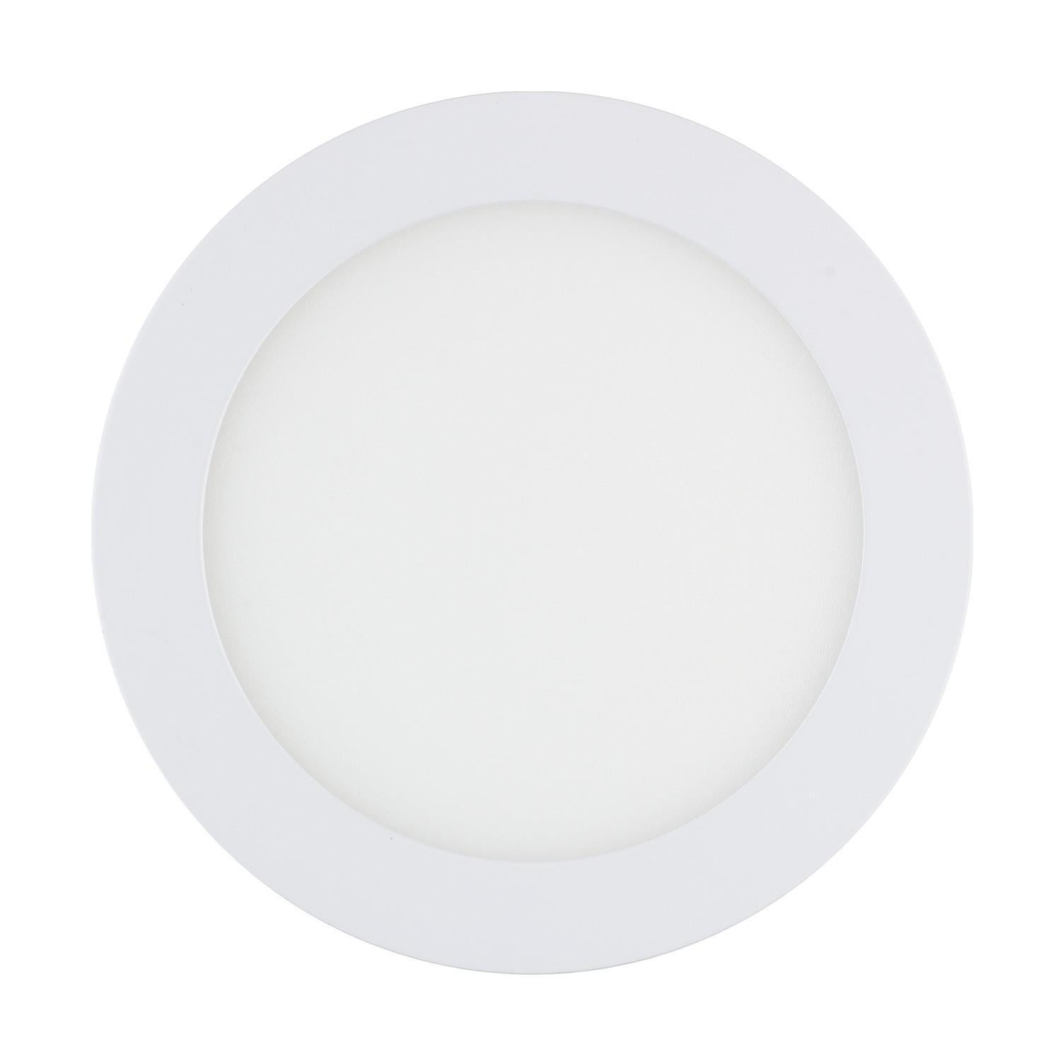 Placa LED 9W Circular SuperSlim Corte Ø 133 mm, 6000K Blanco Frío ...