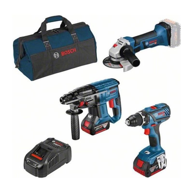 BOSCH PROFESSIONAL 18V-SET CON 3 HERRAMIENTAS | Leroy Merlin