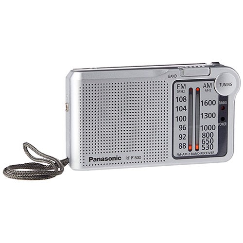 Radio portative Panasonic RF-P150D/argent | Leroy Merlin