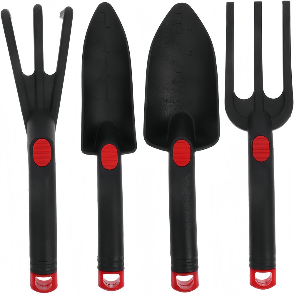 Ensemble d'outils de jardinage quatre pièces pour creuser et désherber ...