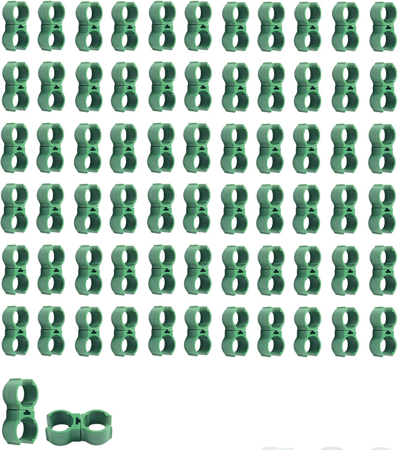 Lot de 50 connecteurs pour tige de plante, clips de fixation pour ...