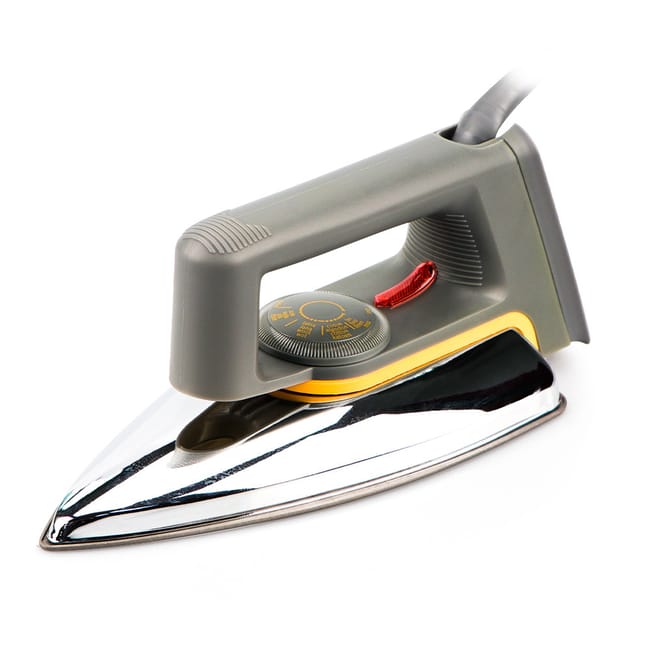 Plancha tradicional, plancha seca, sin vapor, suela de aluminio con ...