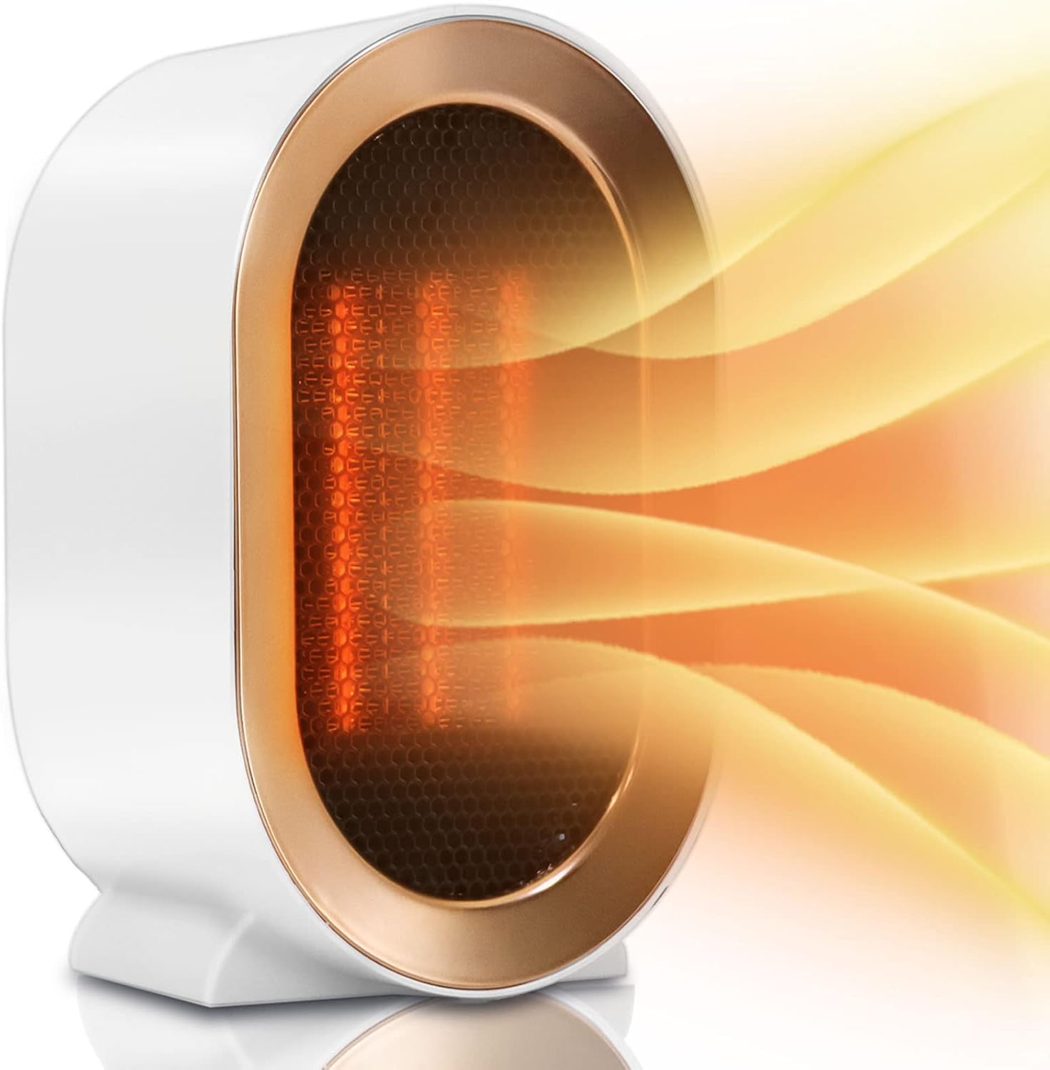 Calefactor eléctrico de interior, pequeño calefactor portátil para uso ...