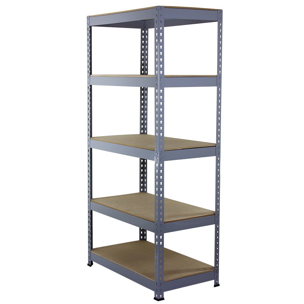 Monster Racking - Rayonnage Q-Rax en Acier Sans Boulons Gris 90cm x ...