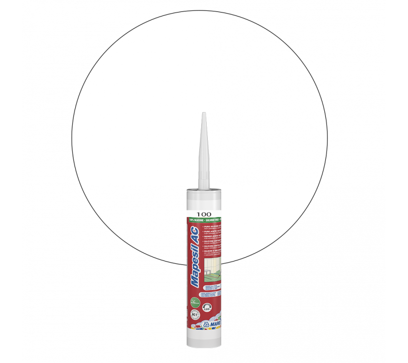 MAPESIL AC MAPEI - 310 ml - 100 Blanc | Leroy Merlin