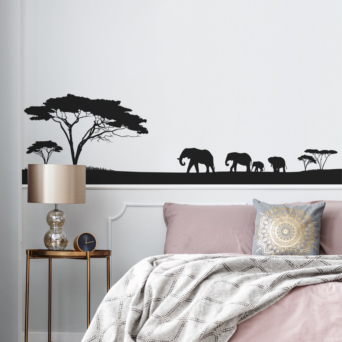 Sticker Mural - Afrique - Noir - 357x1253 cm | Leroy Merlin