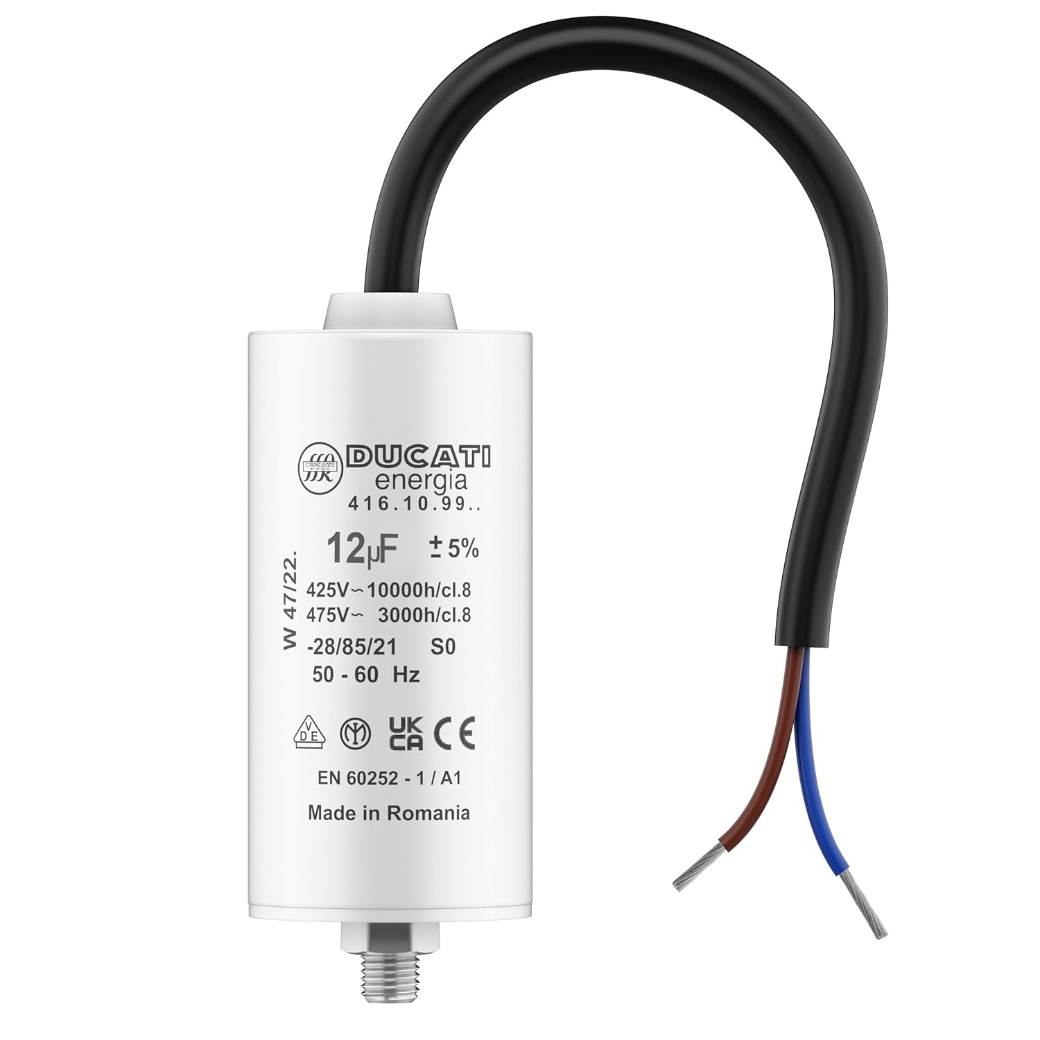 Condensateur 12 uF pour Moteur Monophasé - Utilisation pour Kärcher ...