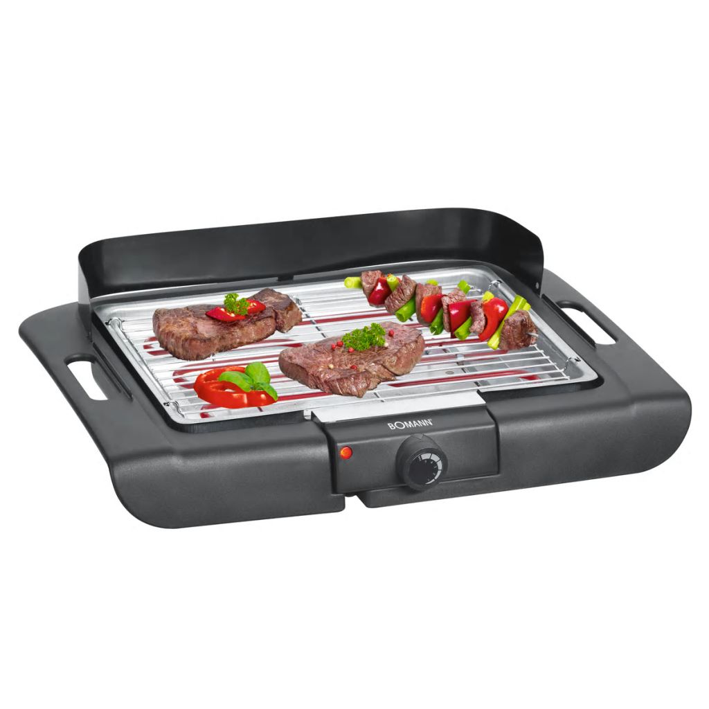 Bomann Barbecuegrill BQ 2243 CB 2000 W 36x25cm schwarz | Leroy Merlin