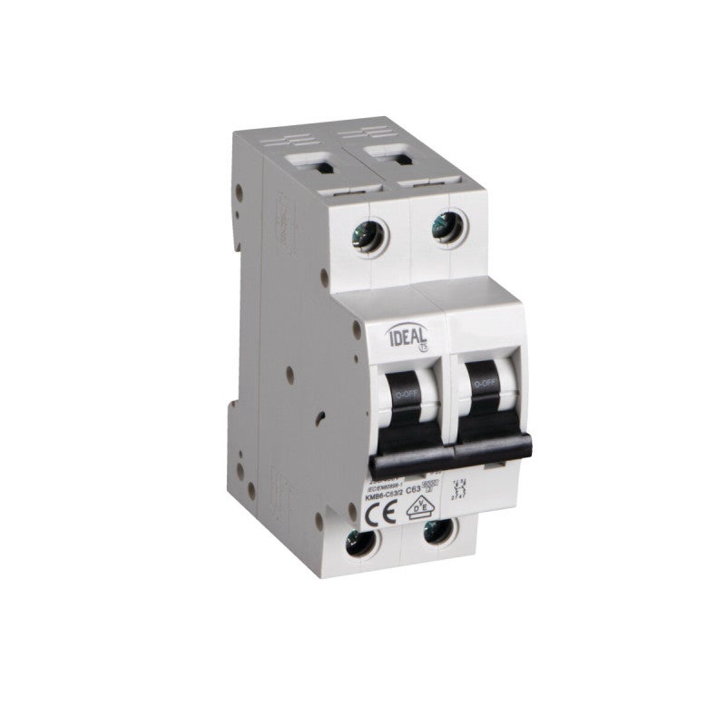 Disjoncteur modulaire 2P – 63A – Courbe C – 6000A – Rail TH35 | Leroy ...