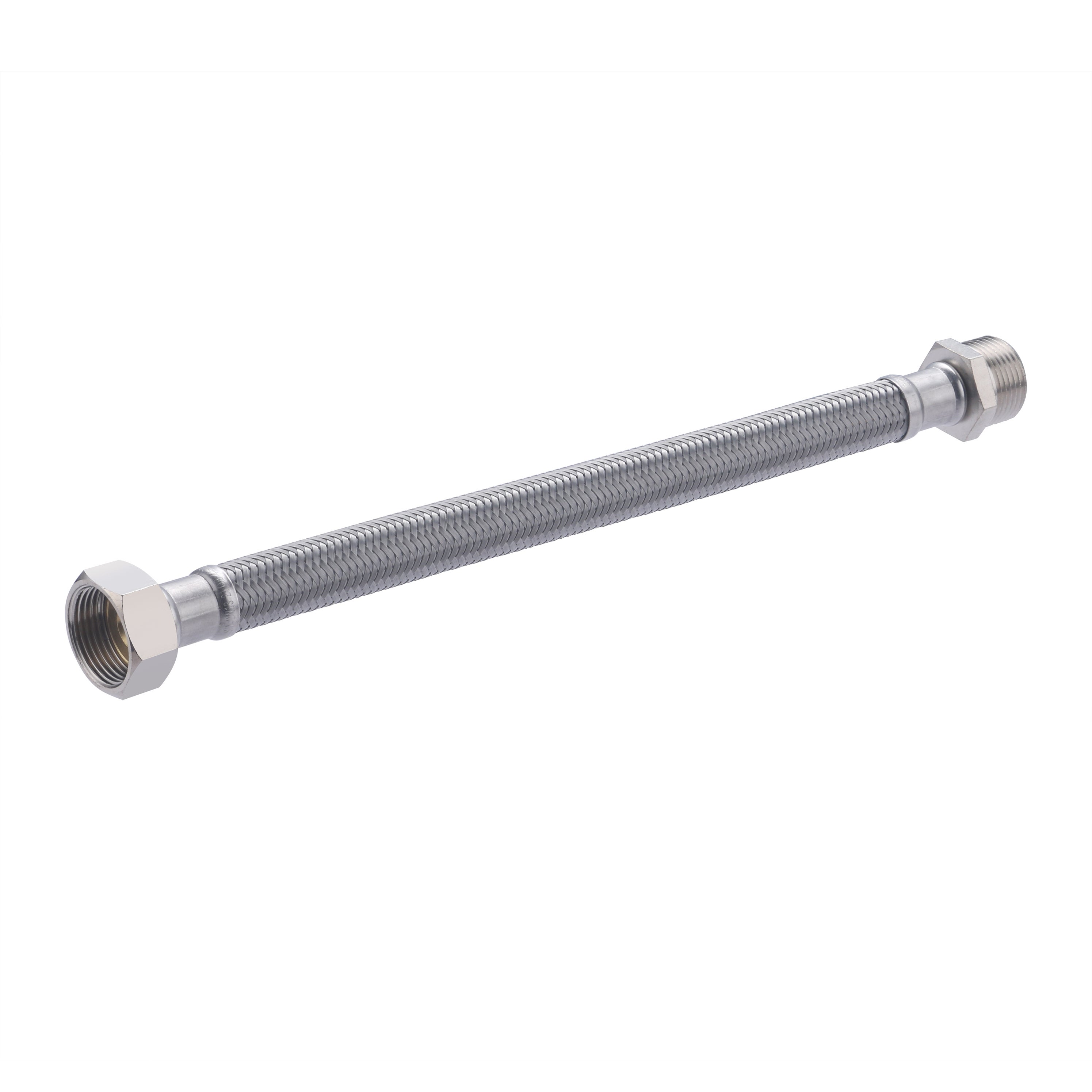 01 FLEXIBLE INOX 30CM M 3/4 - F 3/4 DN13 | Bricoman
