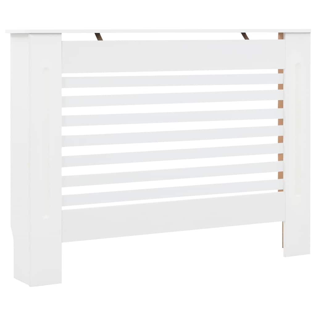 Cache radiateur MDF blanc 112x19x81,5 cm - COMFORTXL | Leroy Merlin