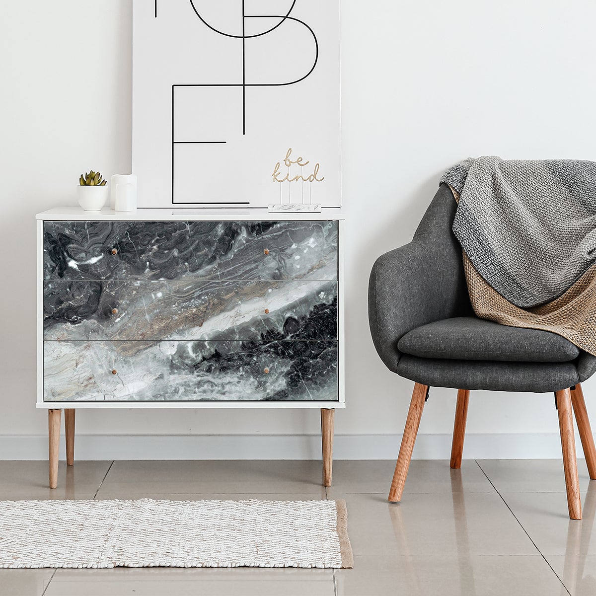 Vinilo mármol para muebles de majorque - adhesivo de pared ...