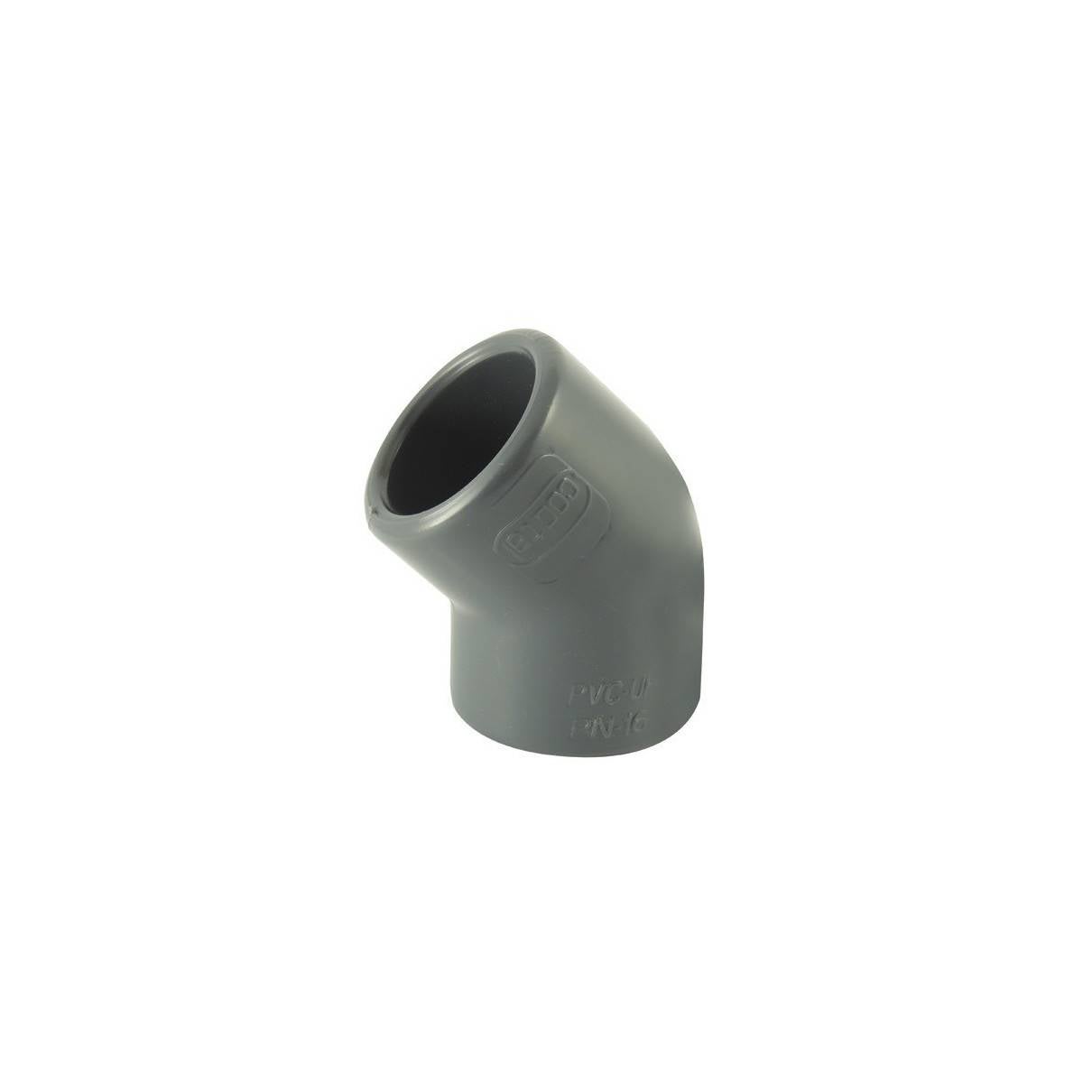 Coude PVC 45° F/F à coller - 200mm | Leroy Merlin