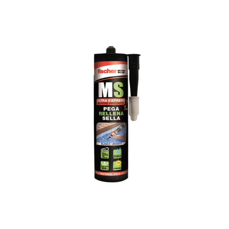 Mastic ms express FISCHER - blanc - 290 ml - 96006 | Leroy Merlin