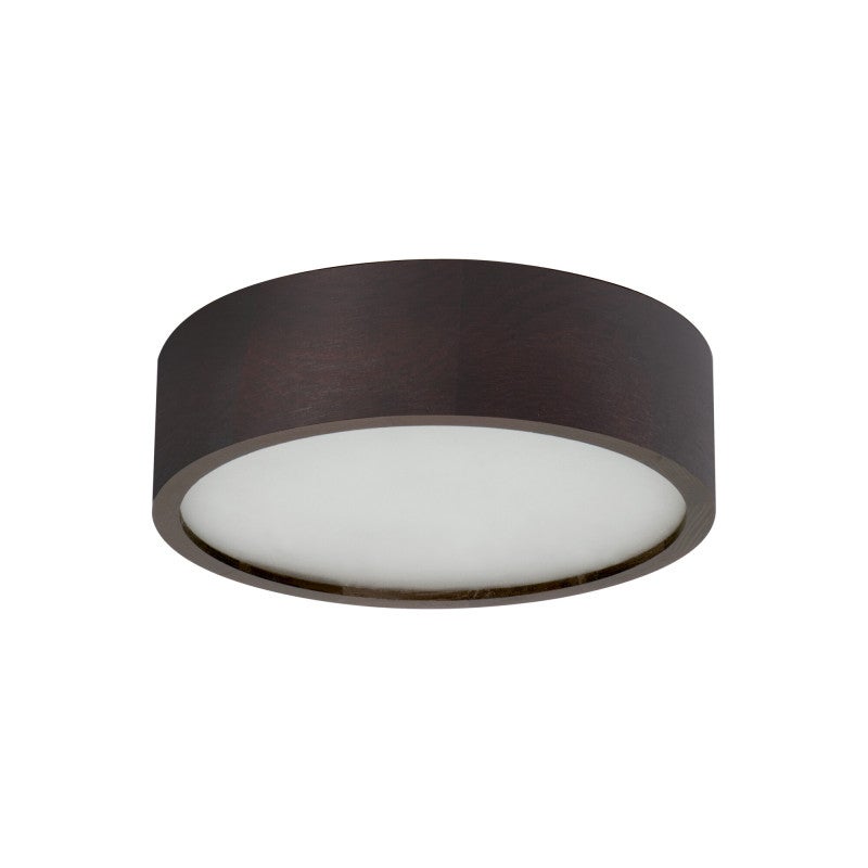Techo redondo de madera de vidrio – Diseño moderno – Ø275mm – E27 ...