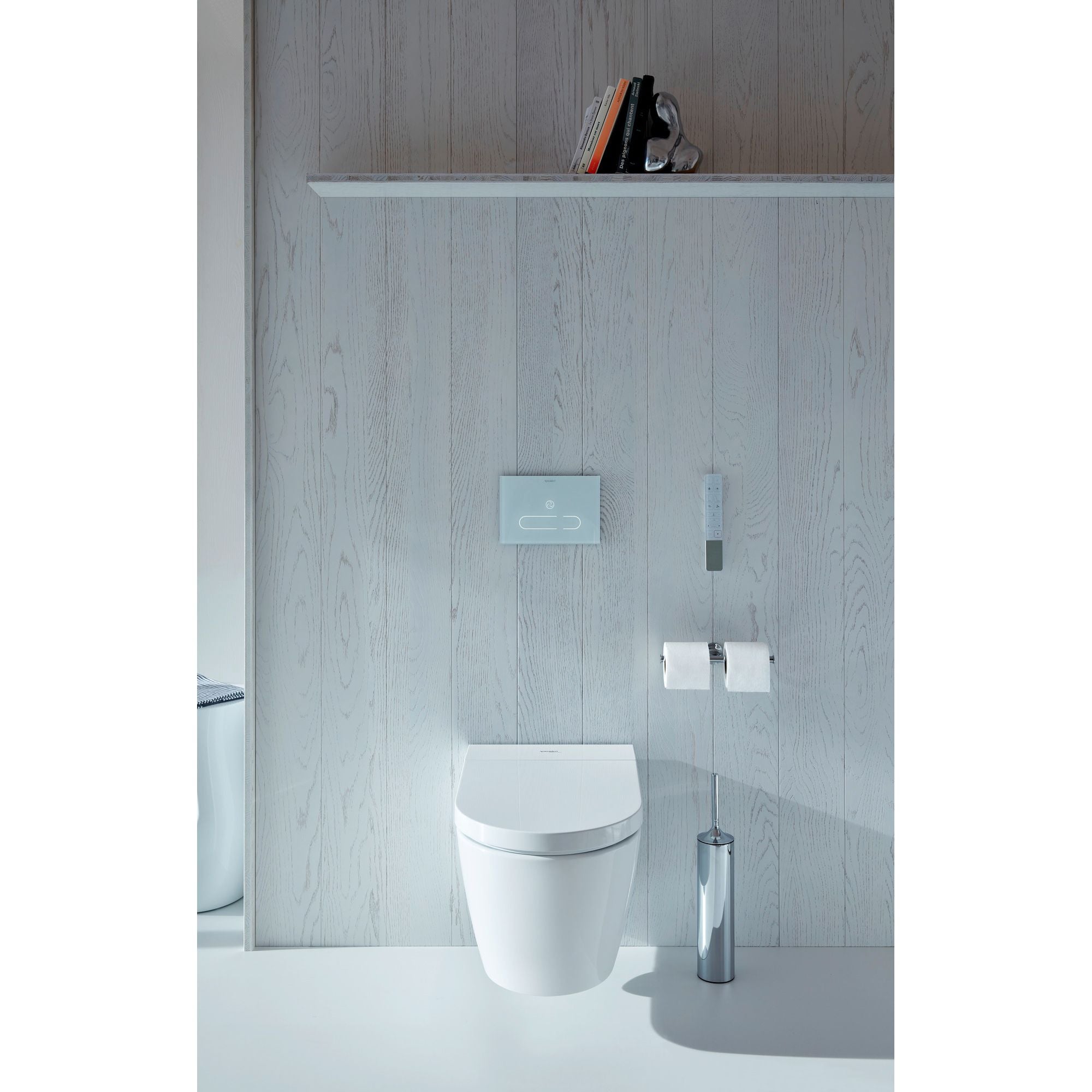 Escobillero Starck T de Duravit, de pie, 0099451000, Color: cromo ...