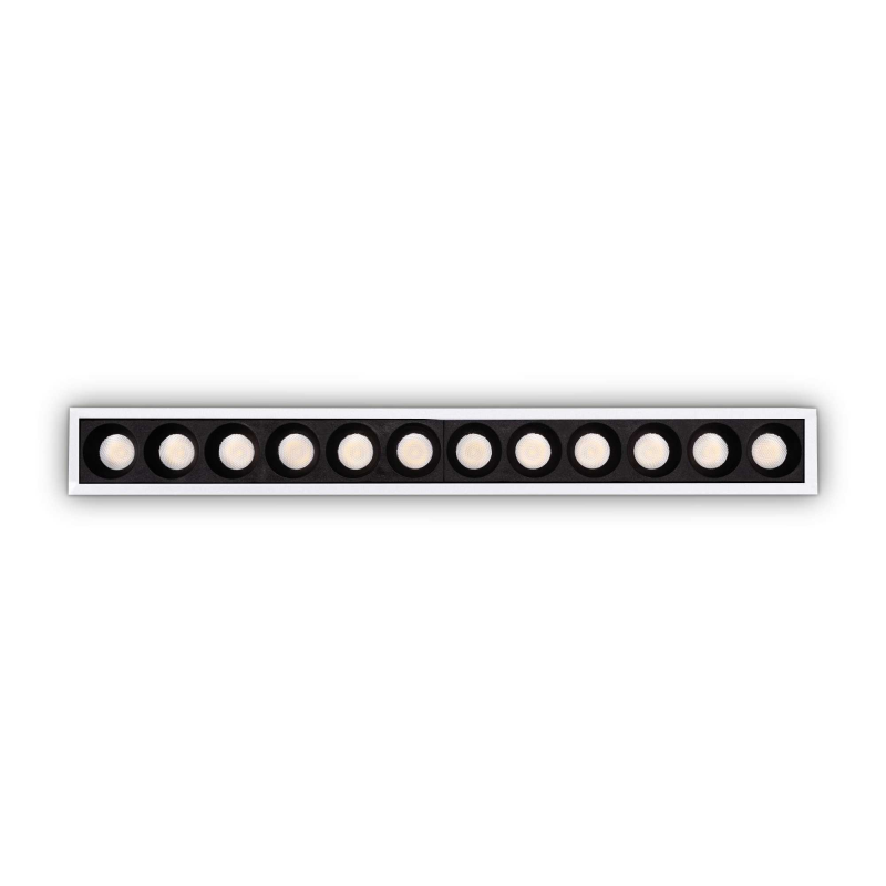 Ideal Lux LIKA Spot LED encastrable 10 W 12x Blanc 3000 K | Leroy Merlin