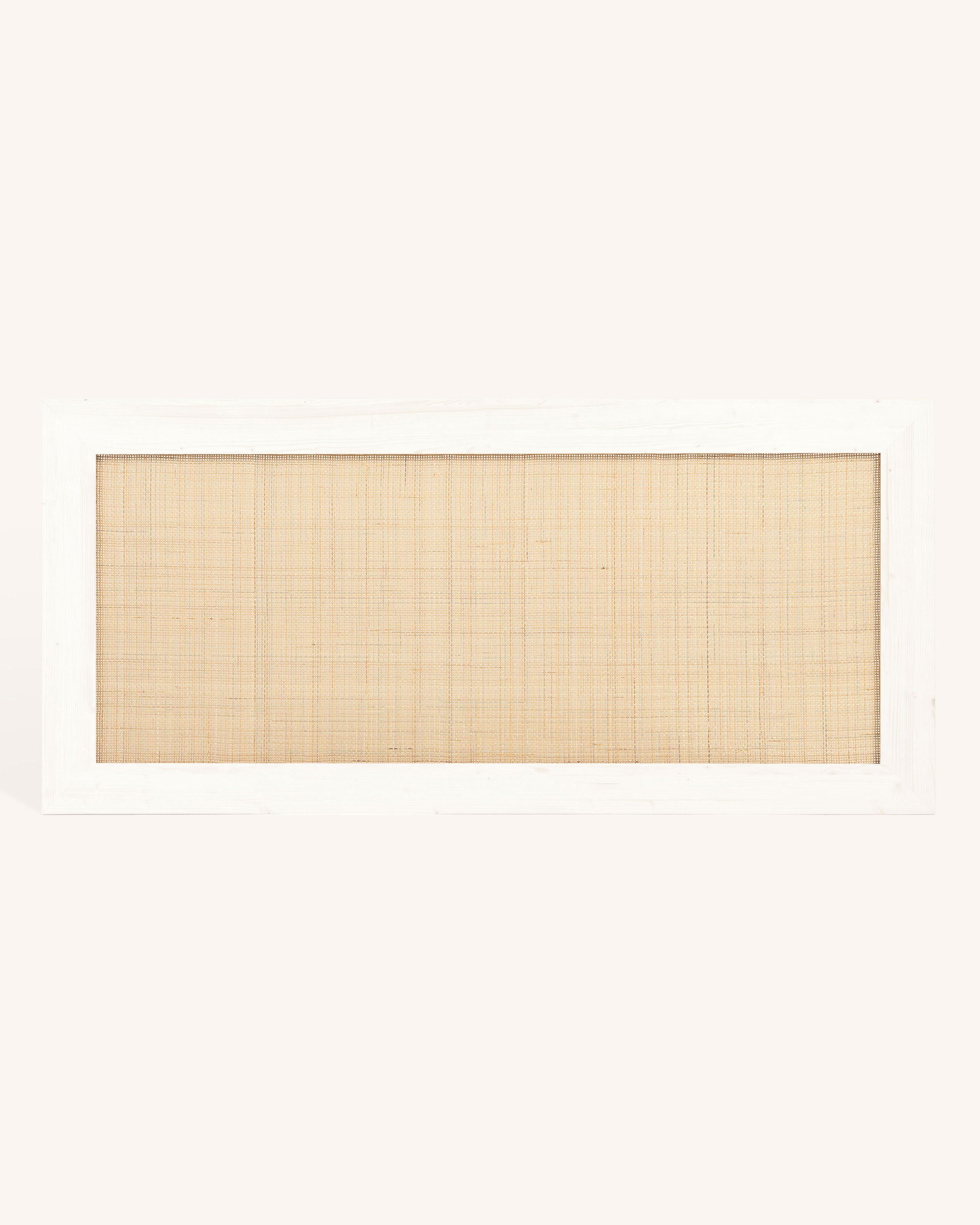 TENAYE Tête de lit en bois d'épicéa de couleur blanc pour lit 160 cm ...