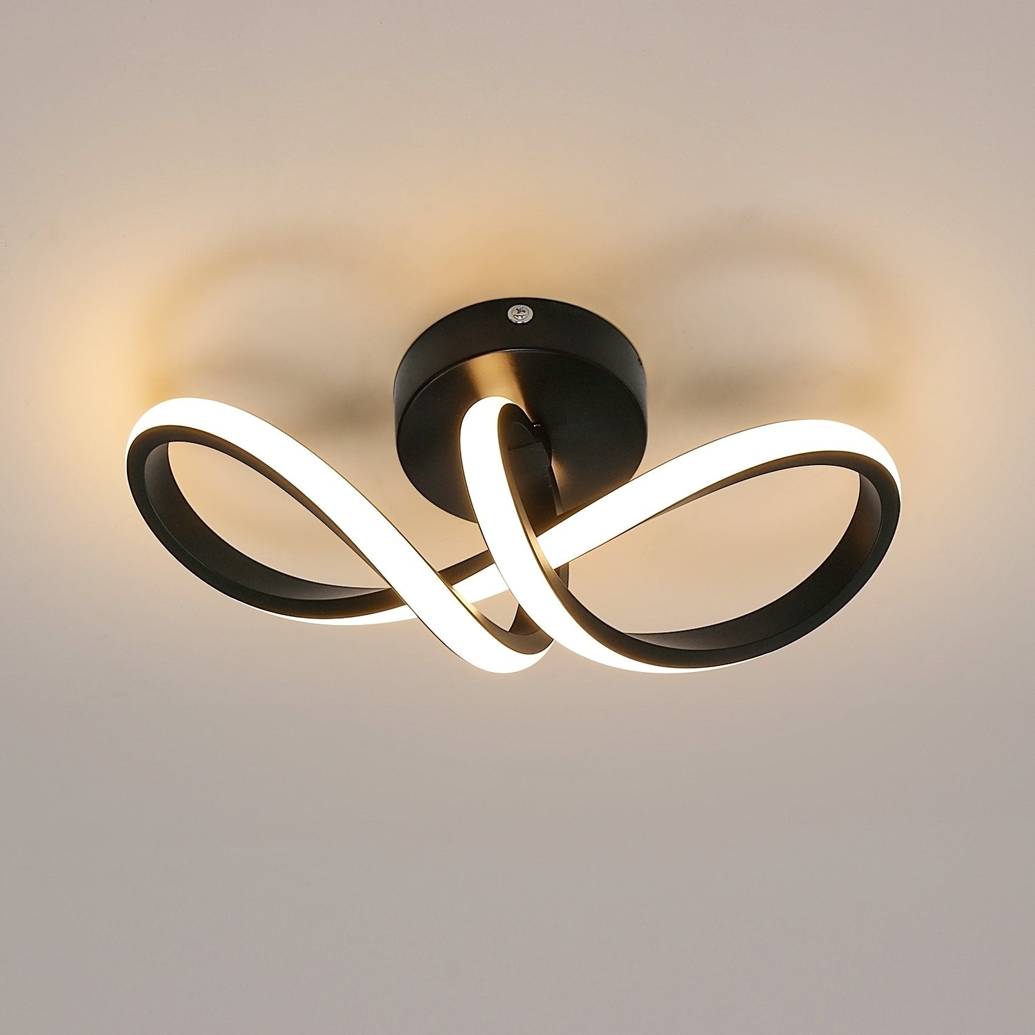 COMELY Aplique de Pared LED Negro 20W 2500 lm, Lámpara de Pared Diseño ...