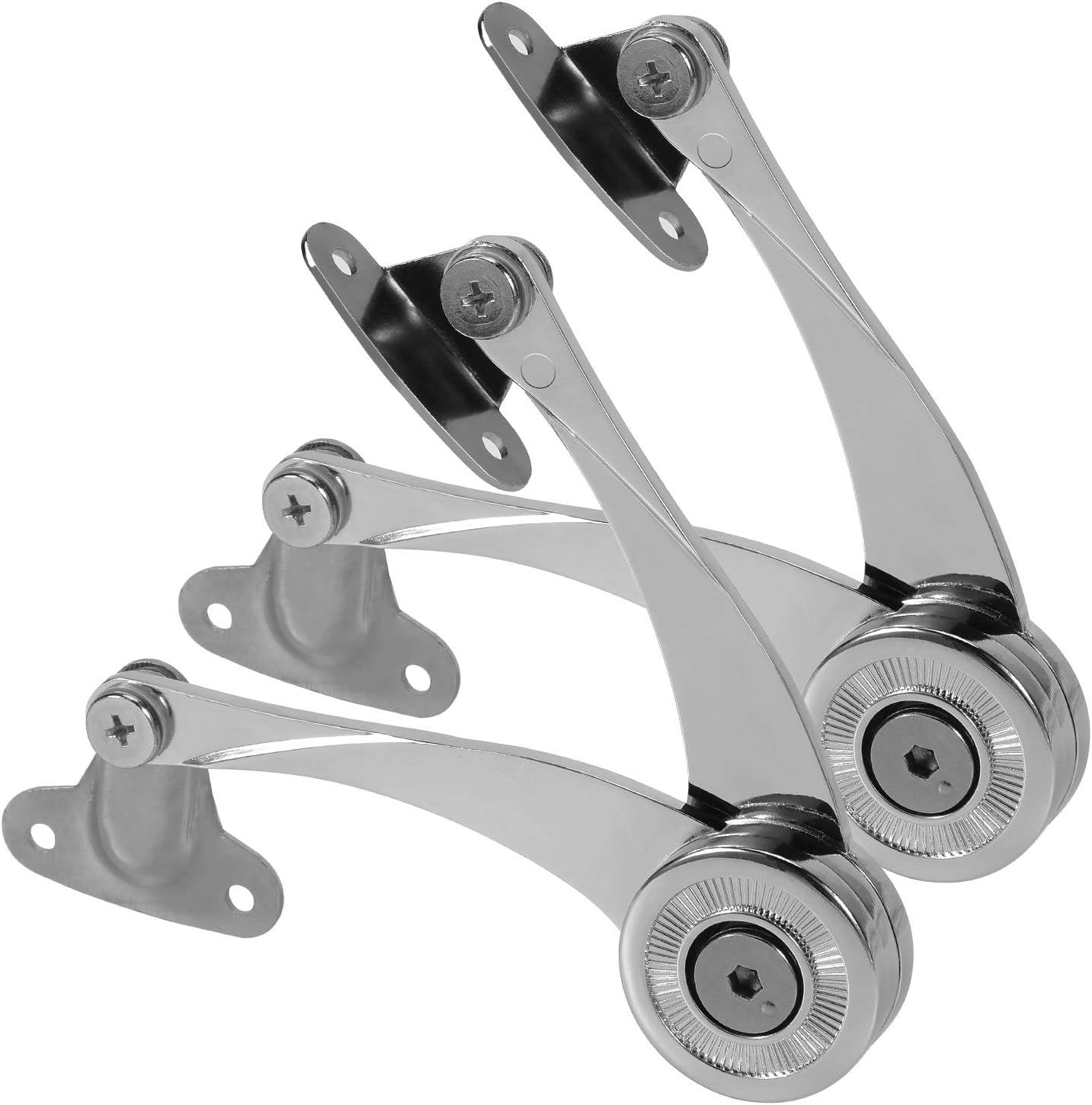 2 PCS Folding Support Hinge, charnières de porte de placard, Lid ...
