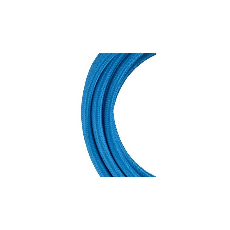 Cordon textile coloré - 2 conducteurs - 3m - Bleu | Leroy Merlin