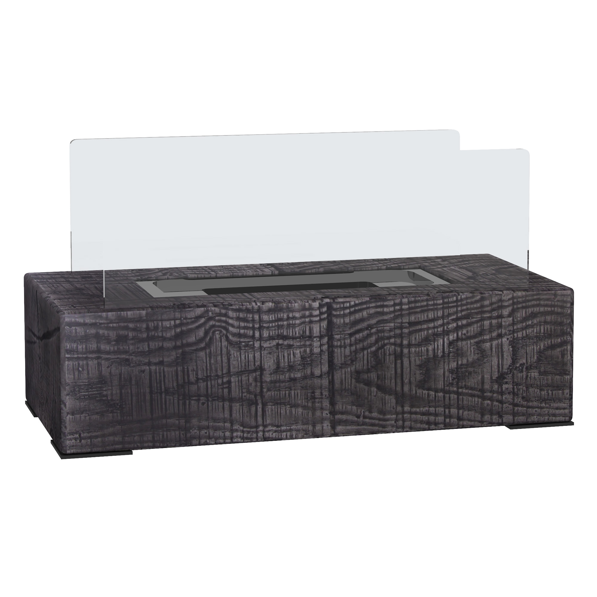 Cheminée de table, cheminée au bioéthanol, capacité 0,15 L, cheminée d ...