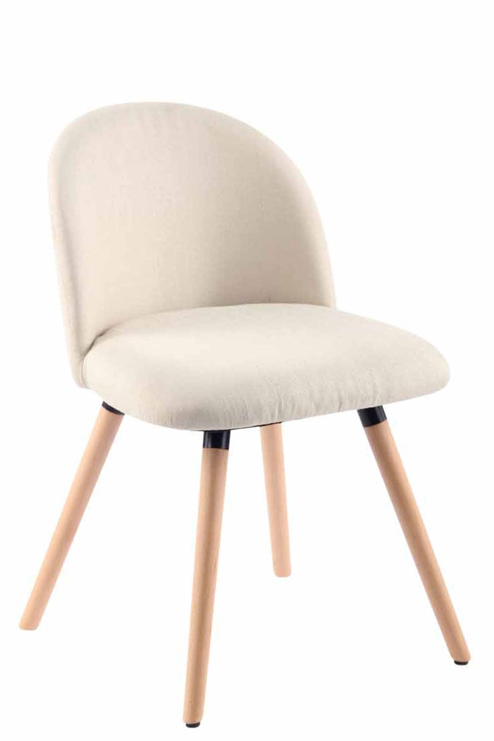 Silla de Comedor Nelson Tela Crema Natural | Leroy Merlin