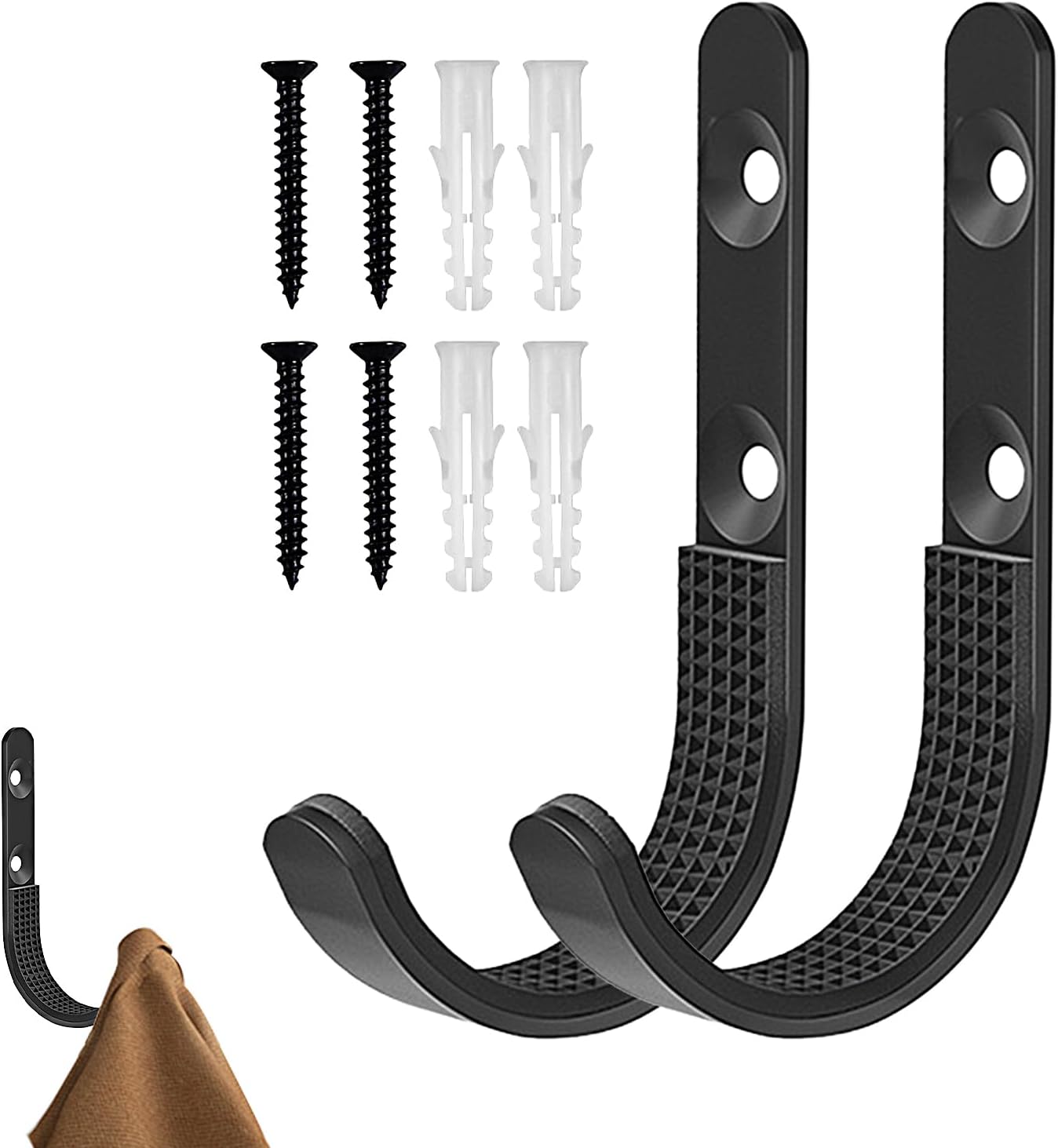 Crochets en J pour suspension,Crochets de garage robustes, crochets de ...