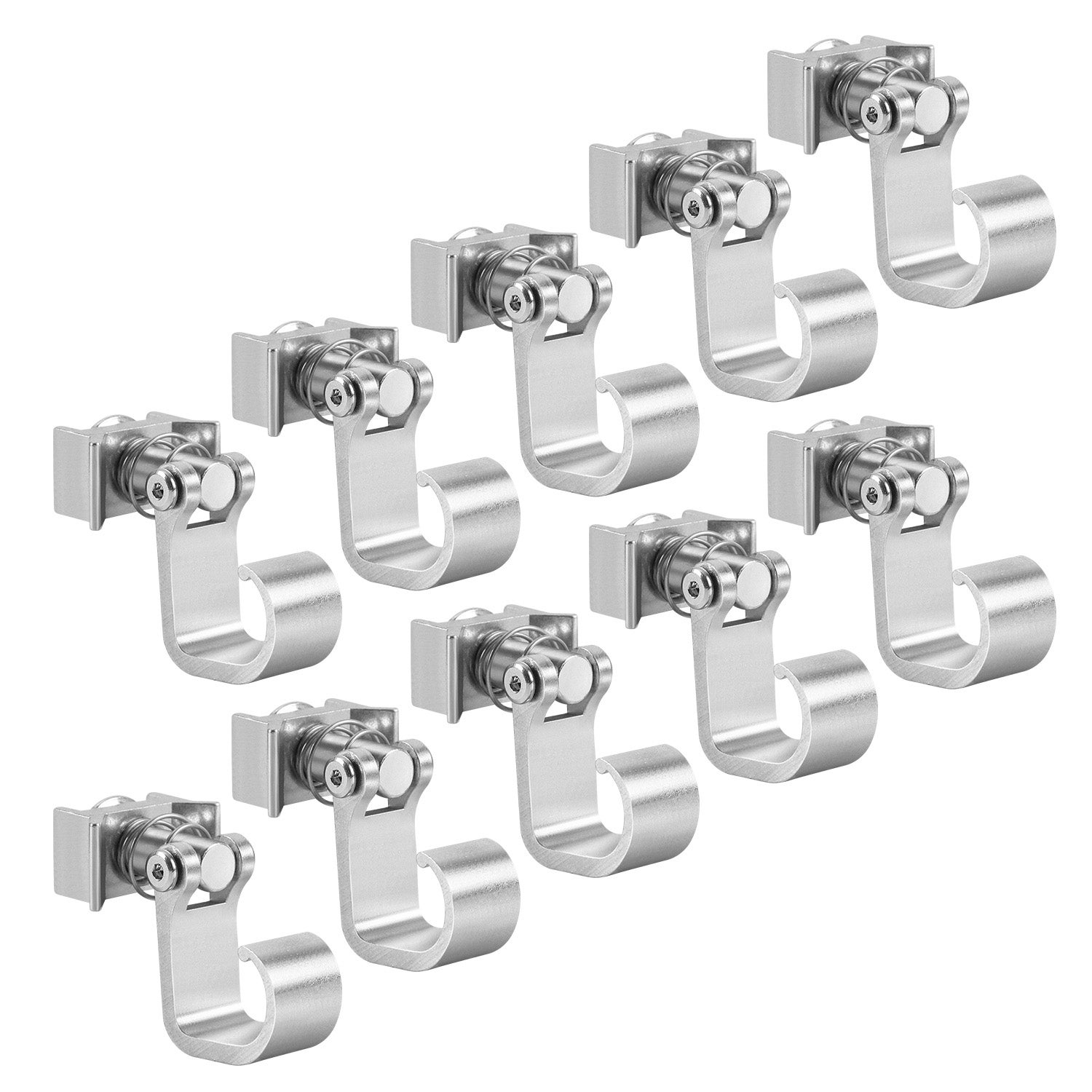 10x Single Fitting avec crochet pour rail Airlin Ferrure d'extrémité ...