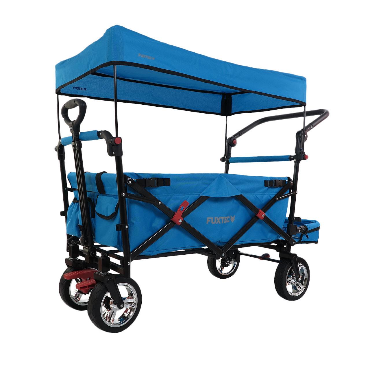 Chariot de transport pliable Bleu - FUXTEC Smart Cruiser - transport ...