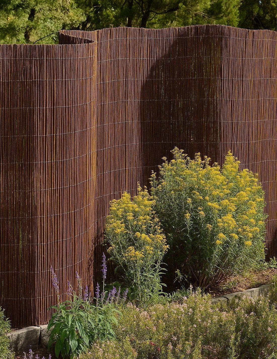 JARDIN202 - Cercado Mimbre Natural | Mimbre Natural para Cerramientos y ...