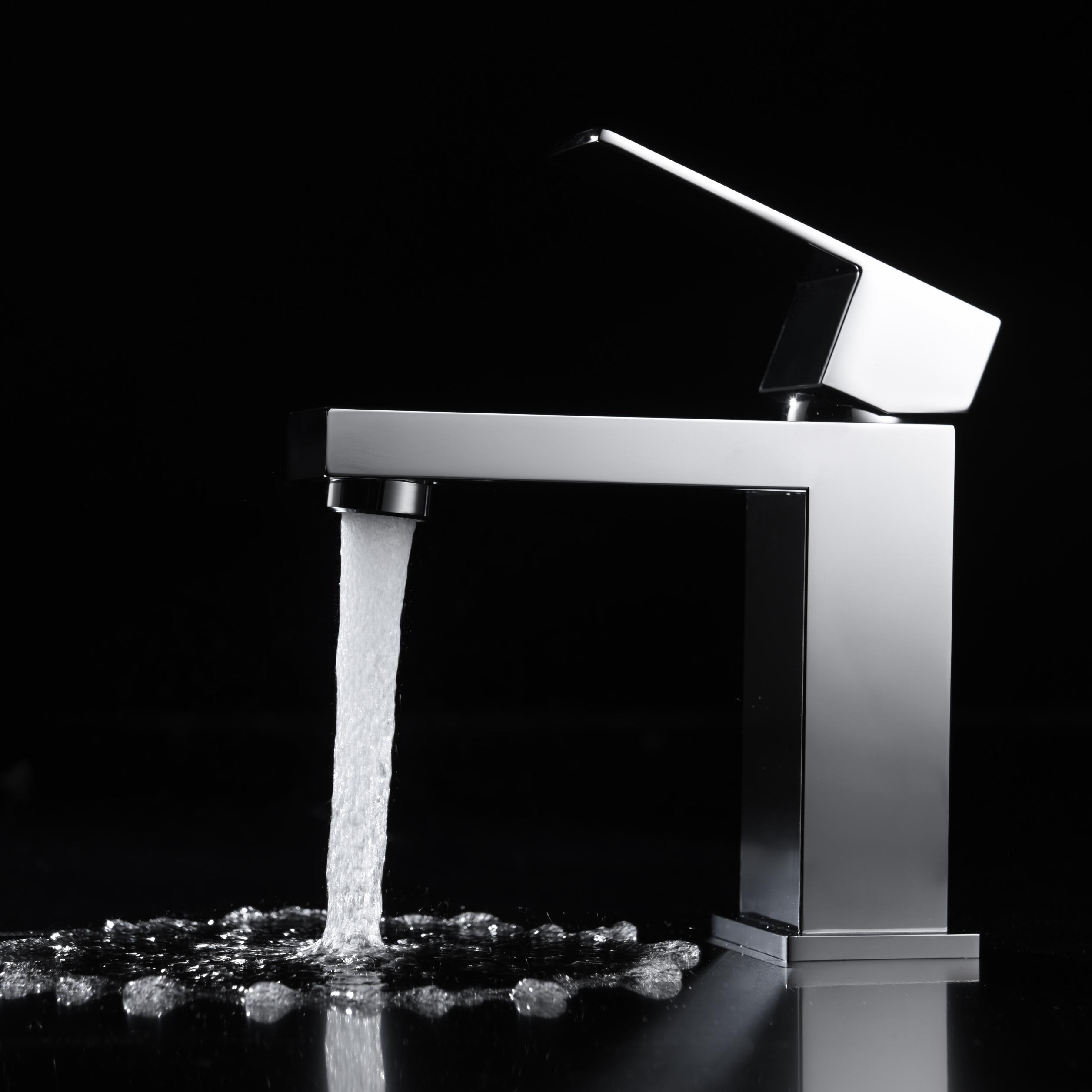 Mitigeur monocommande lavabo Valencia finition chromée corps en laiton ...