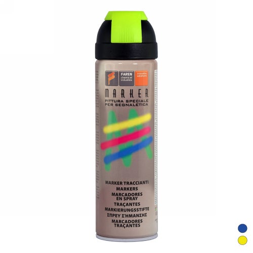 PINTURA EN SPRAY MARCADOR TRACER Amarillo Fluo 400 ml | Leroy Merlin