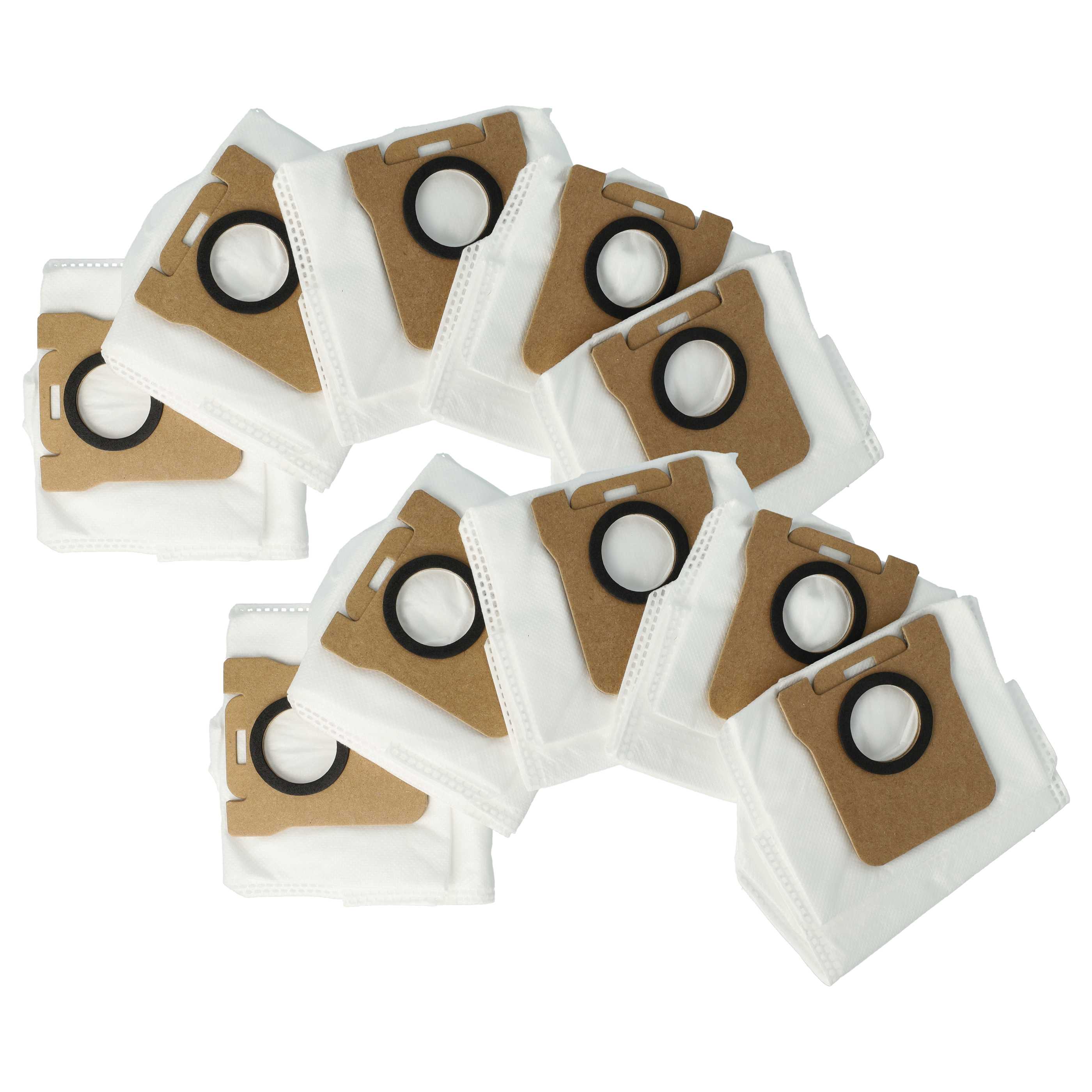 Vhbw 10x Sacs aspirateur compatible avec Xiaomi S20+, X10+, X20+, X10 Plus aspirateur robot ...