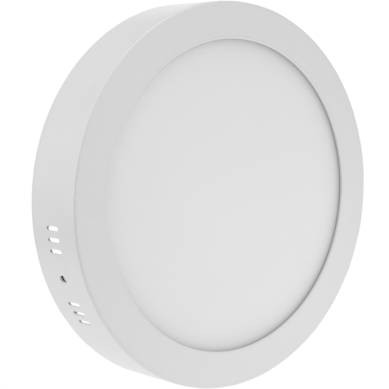 Panel LED circular downlight superficie de 220mm 18W blanco cálido ...