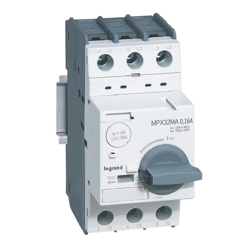 Disjoncteur moteur magnétique seul MPX3 32MA 2,5A - pouvoir de coupure ...