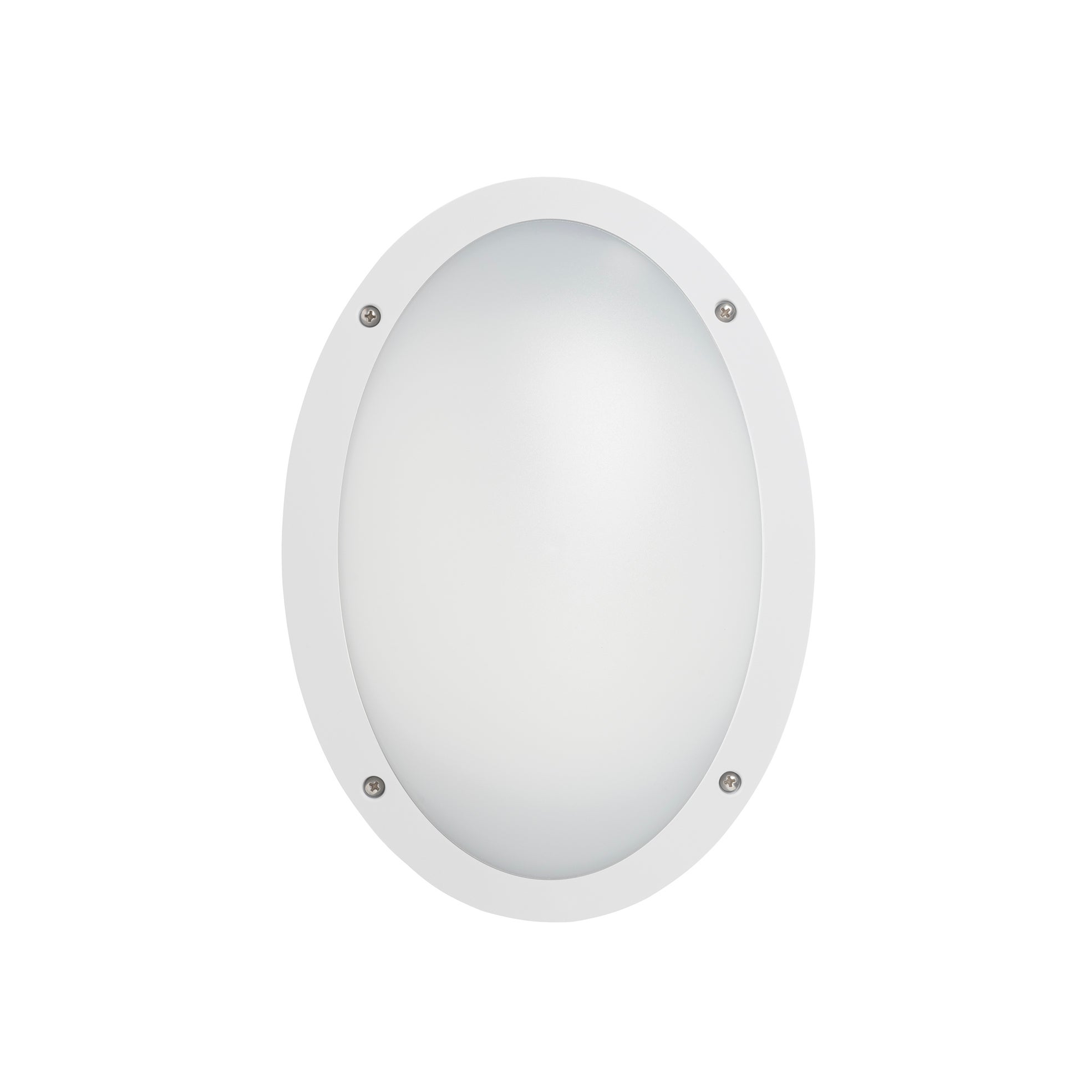 Applique ovale TEIA in policarbonato, E27 MAX 23W IP66, bianco | Leroy Merlin