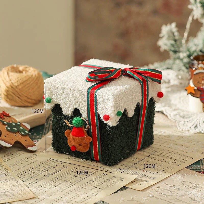 Boîte cadeau de Noël Boîte cadeau pour friandises de Noël pour enfants ...