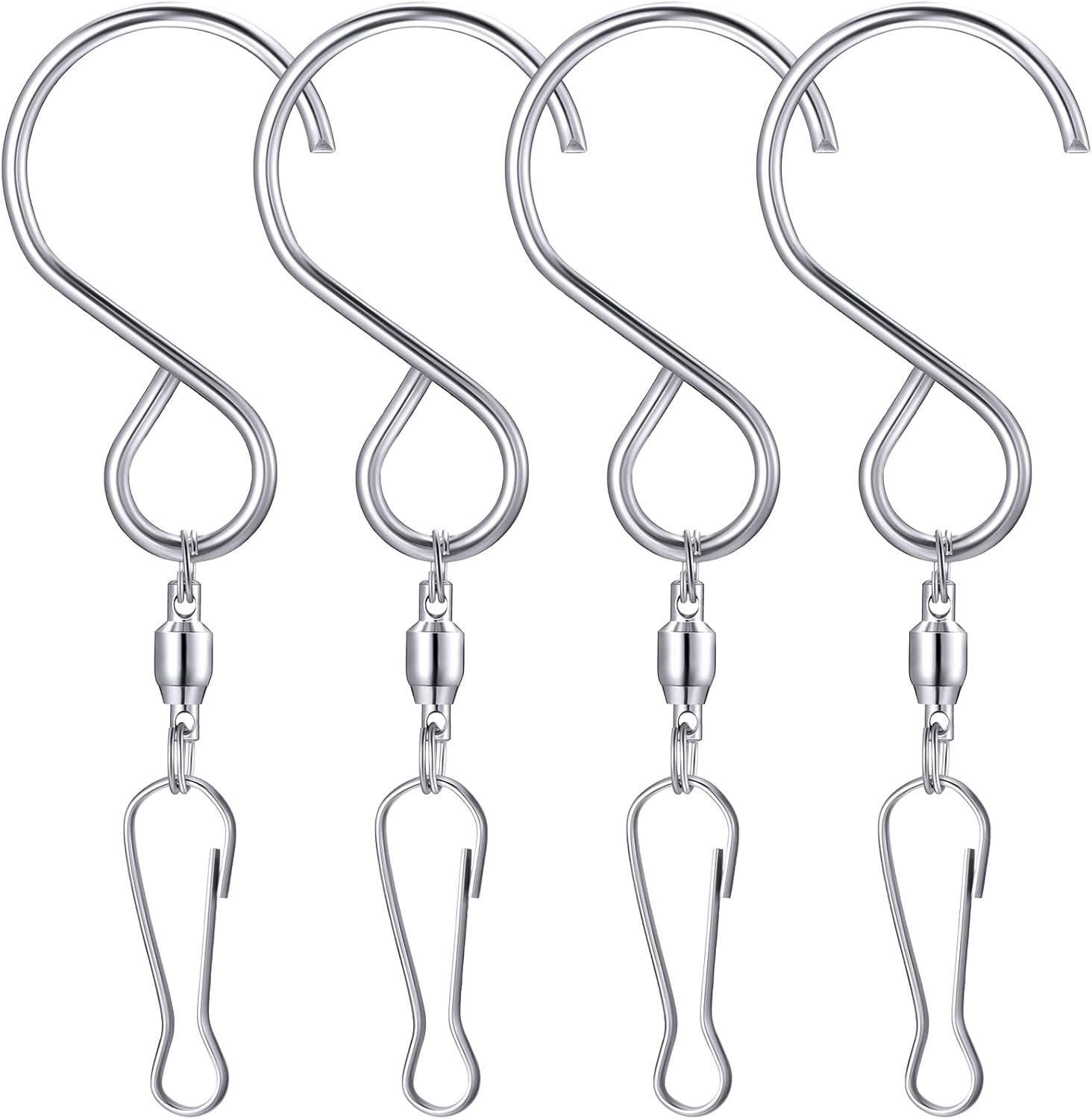 Suministros para fiestas (paquete de 4) Ganchos giratorios con clips ...