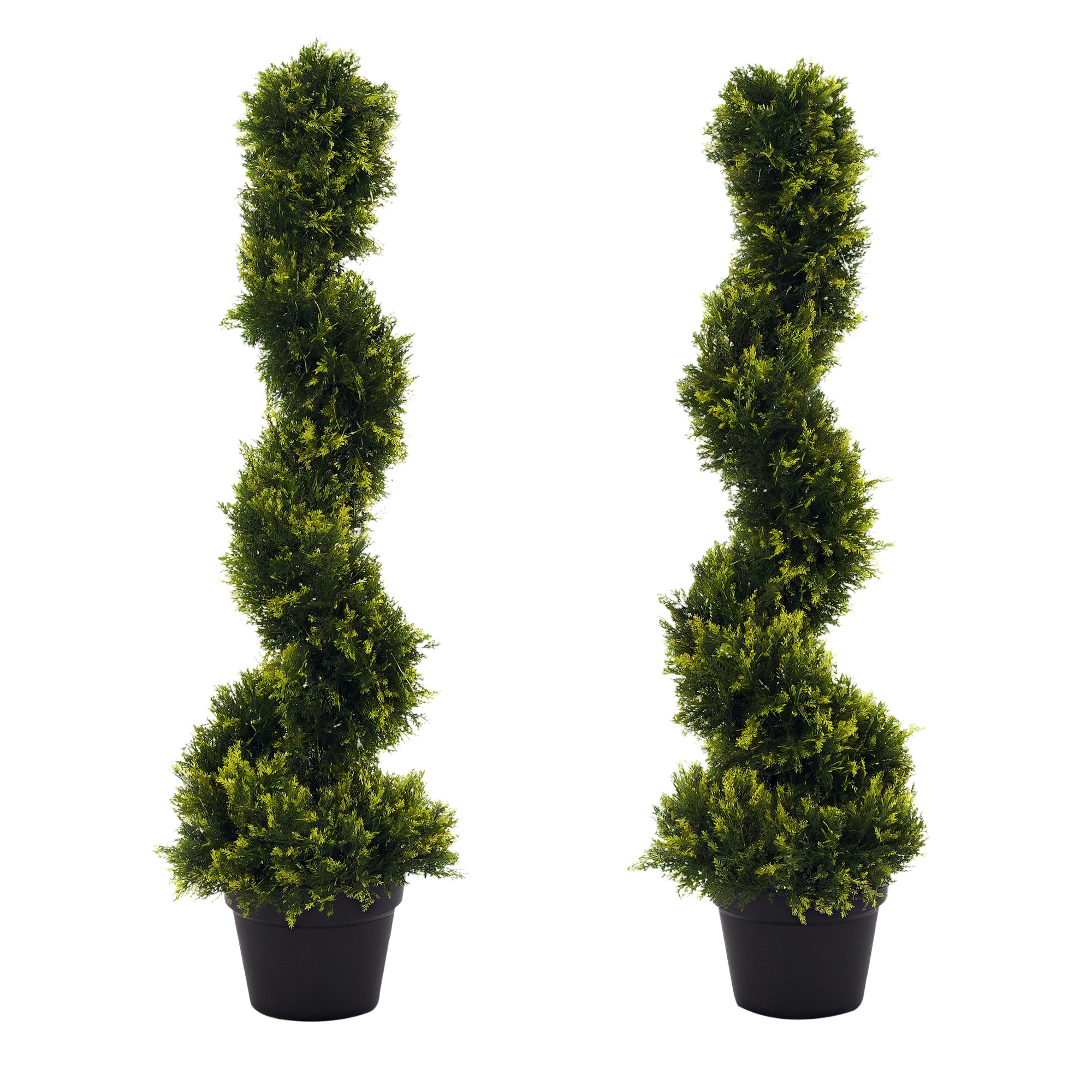 Plante artificielle en spirale, cèdre spiralé avec pot, 90 cm, cèdre ...