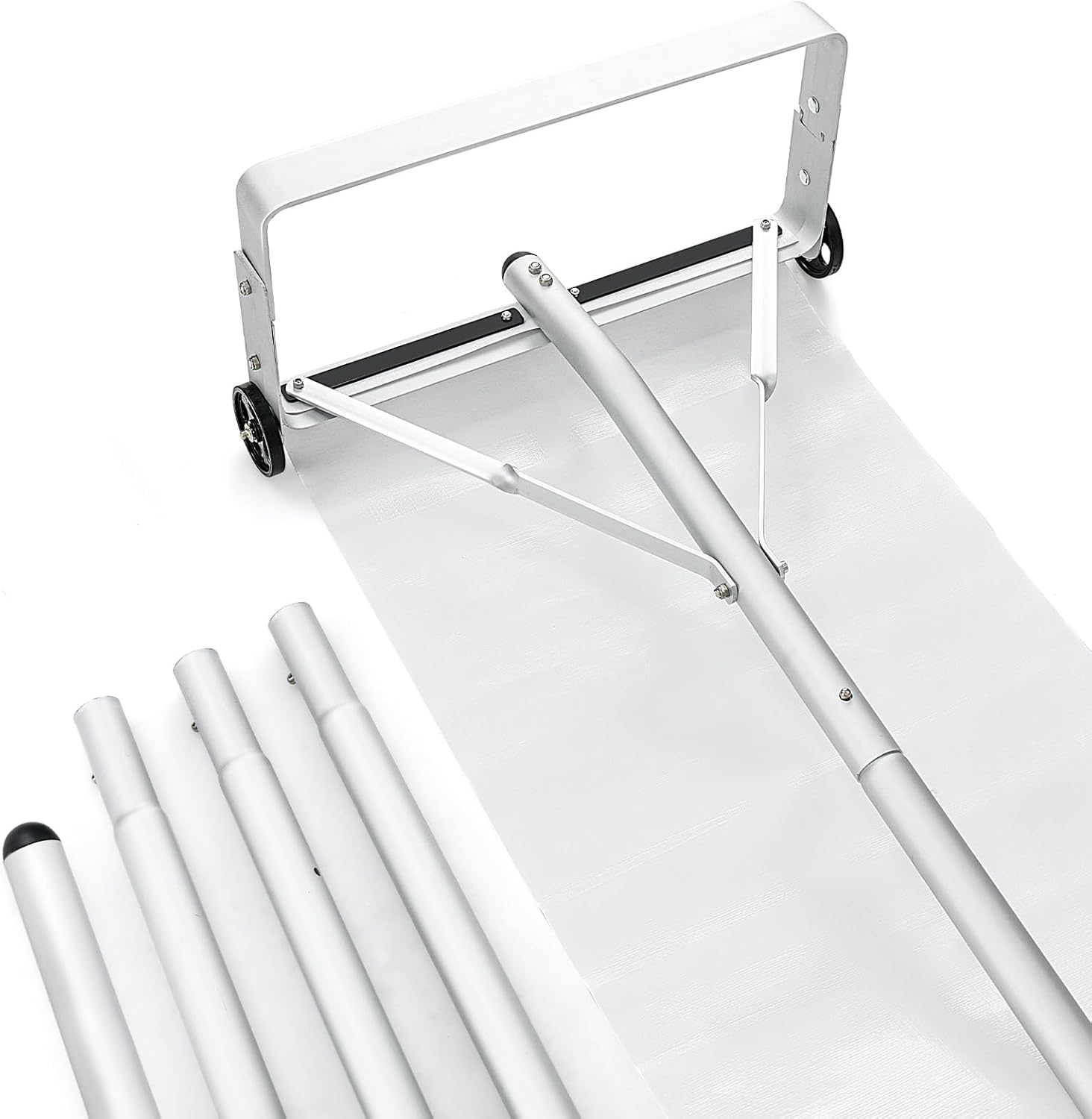 Râteau à Neige pour Toit 47 x 22 CM, Outil de Déneigement en Aluminium ...