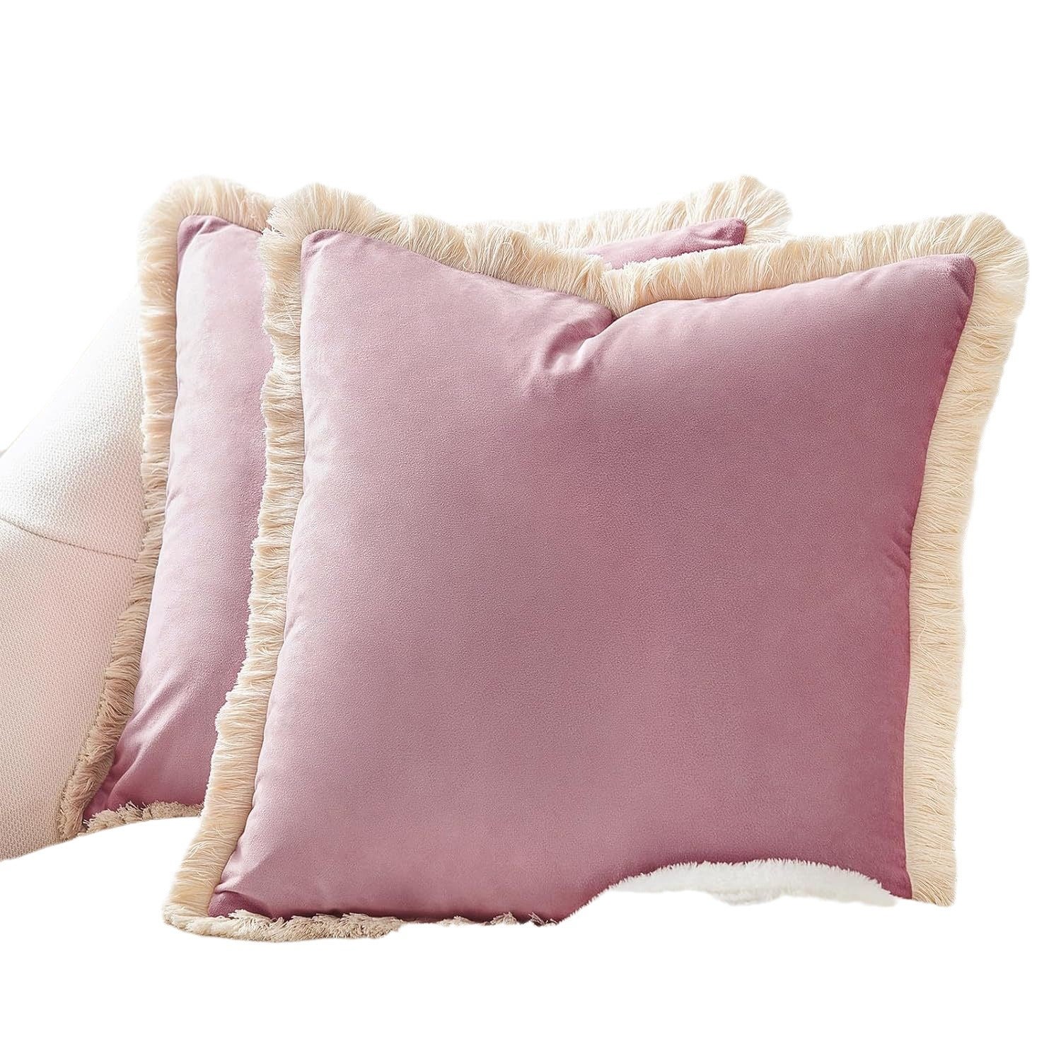 Coussins de canapé en velours hollandais, style Instagrammable, housses ...