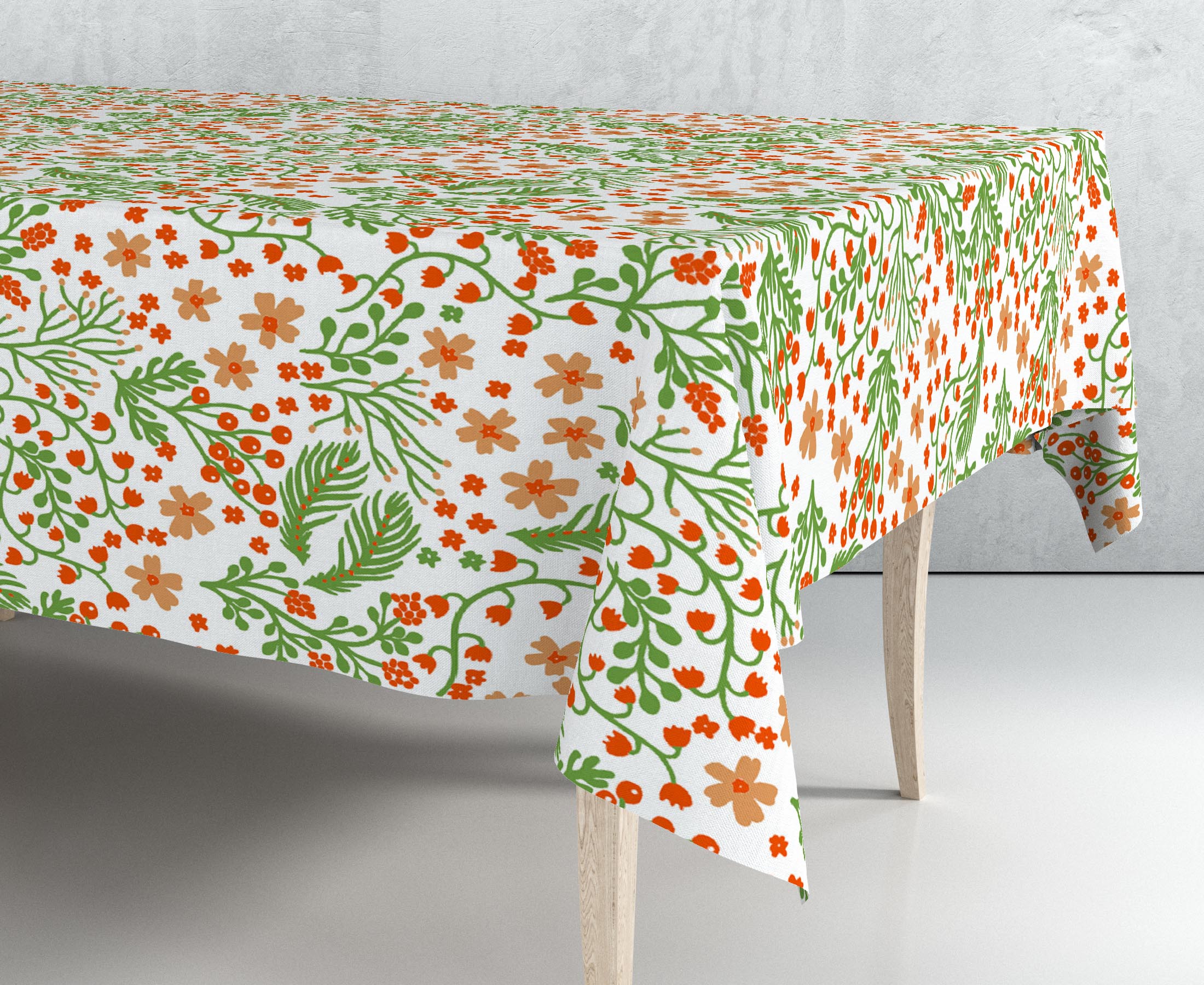 Mantel de Hule Estampado por Metros - Ramaje 43280-1 | Leroy Merlin