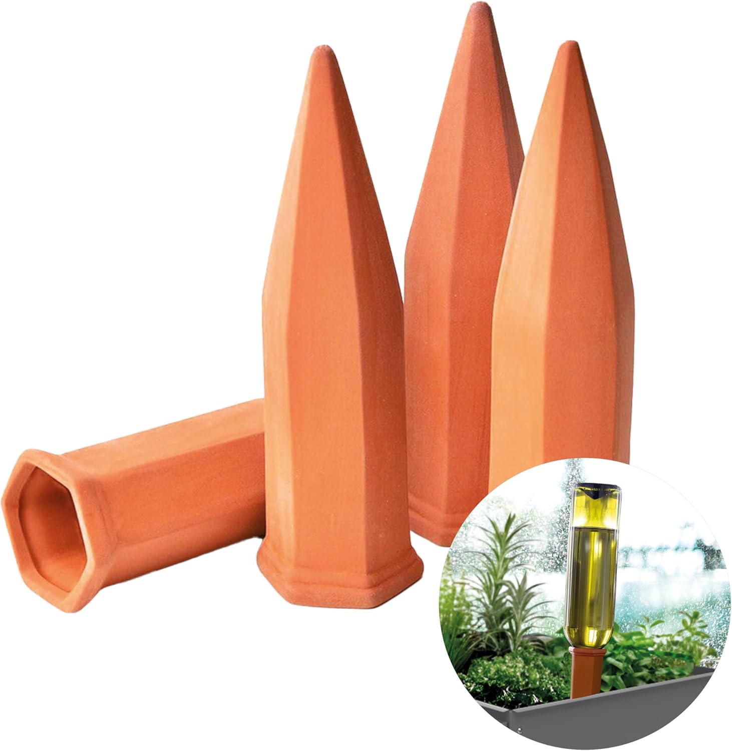 Lot 4 systèmes irrigation Hydro Wine – cône argile adapté bouteilles ...