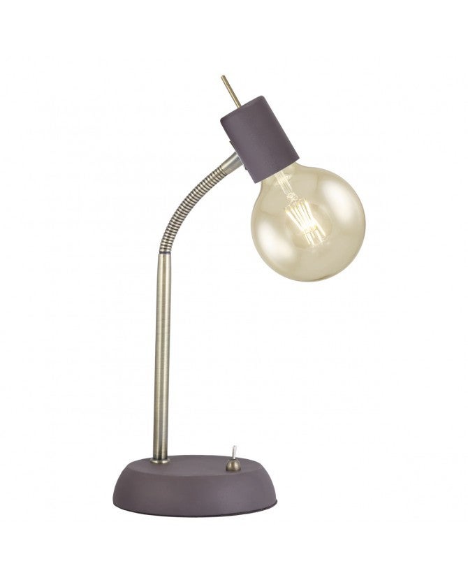 Table Tenor Brown 1xE27 | Leroy Merlin