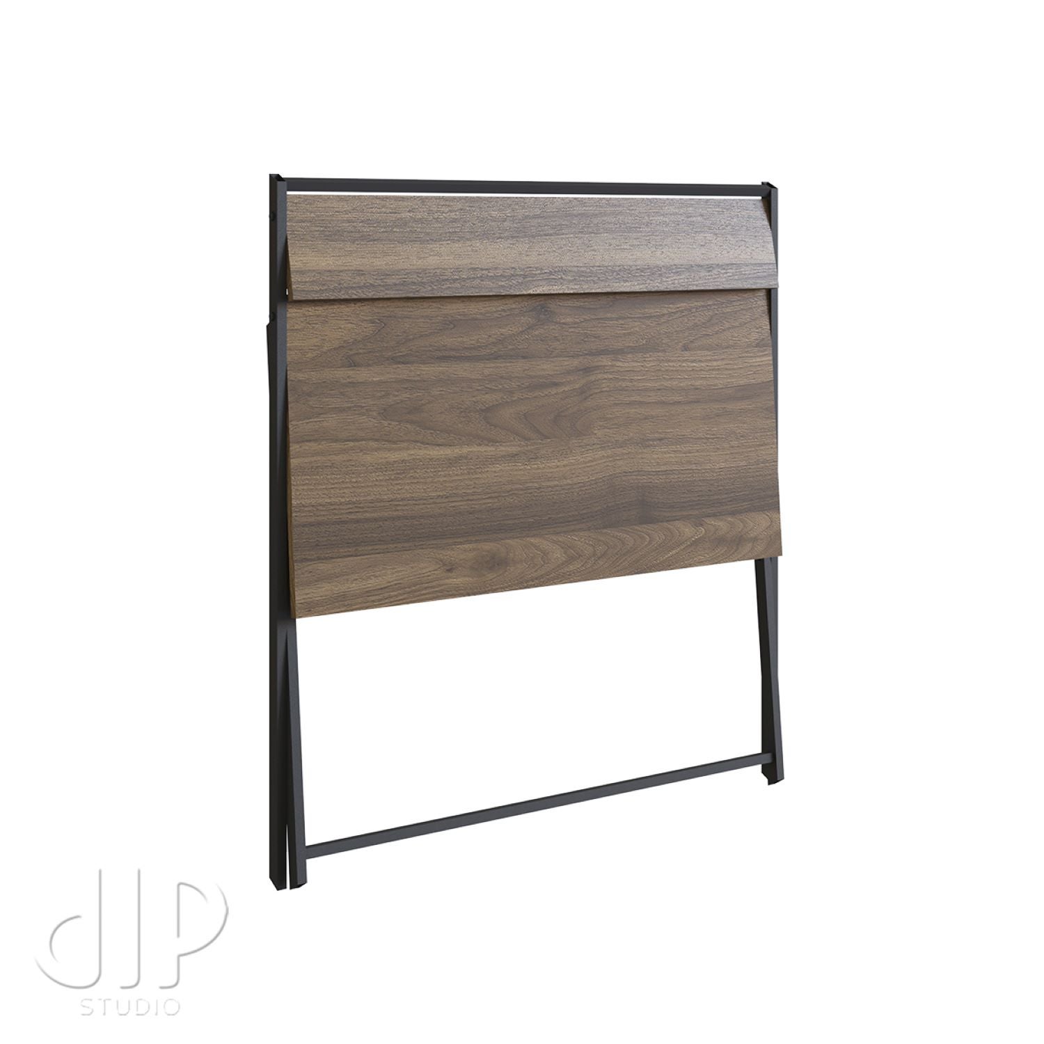 Table de bureau pliante design noir/miel 90x93x51 cm | Leroy Merlin
