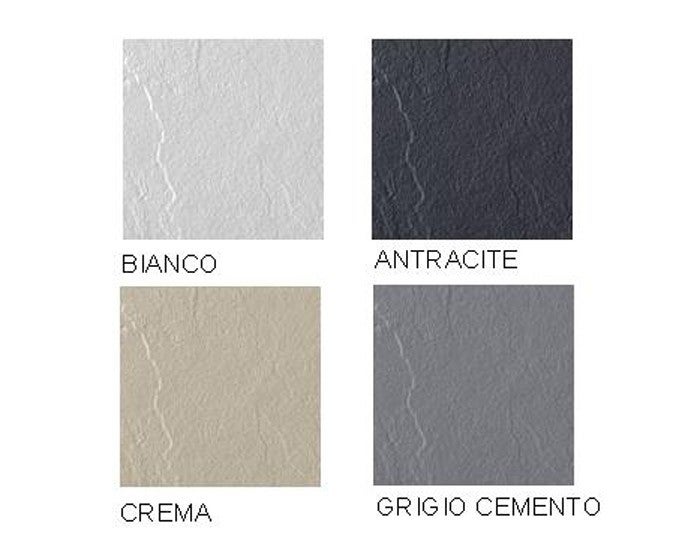 Piatto doccia 90x140 Marmo Resina Slim H3 Tamanaco Grigio Cemento ...