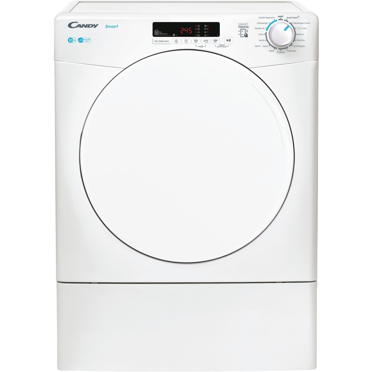 Sèche linge à évacuation CANDY CSE V10DF-47 Smart | Leroy Merlin