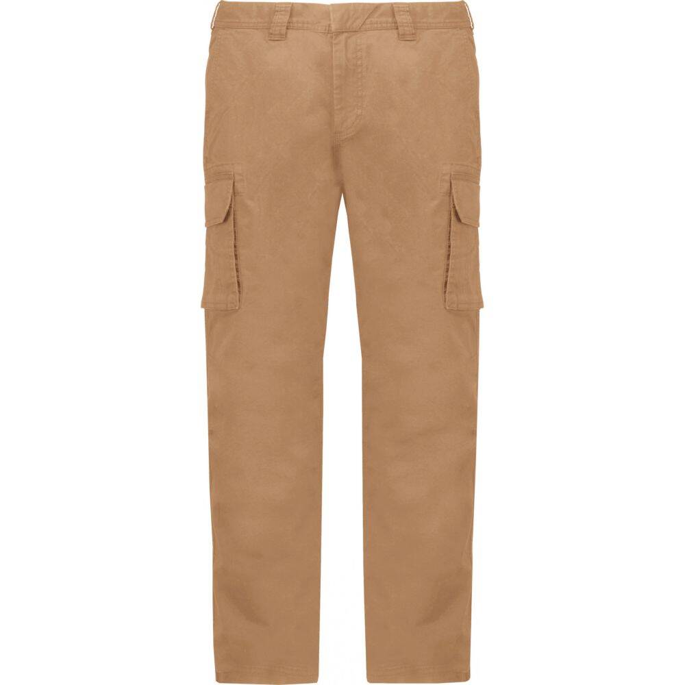 Pantalon multipoches KARIBAN Camel 50 | Leroy Merlin
