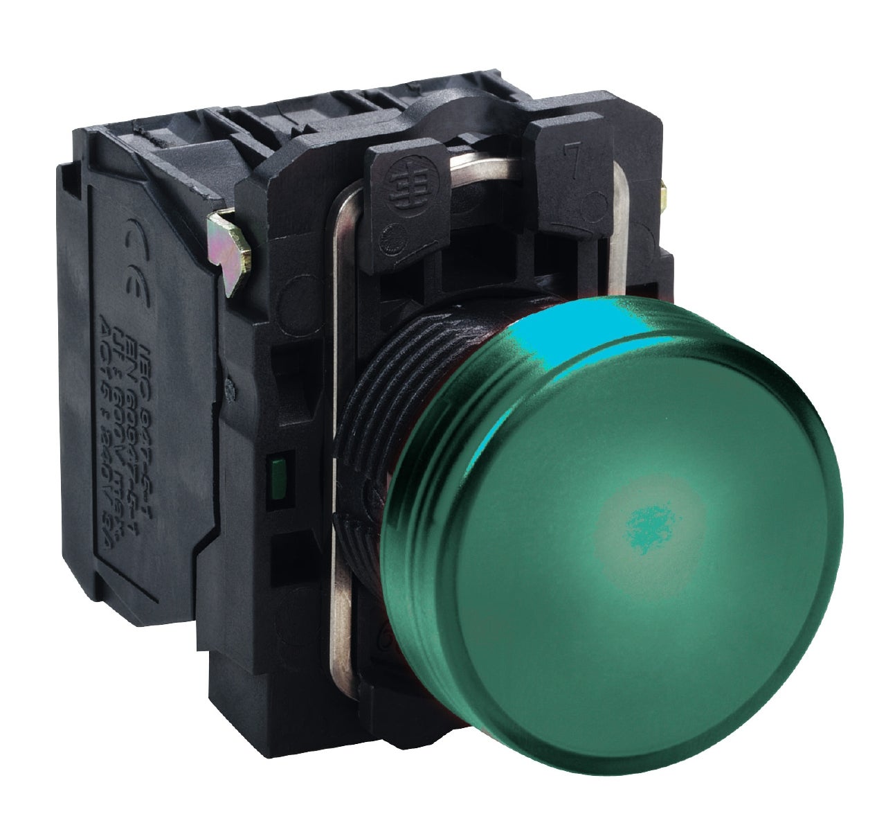 Voyant lumineux - a led - 120v - vert - complet - schneider xb5avg3 ...